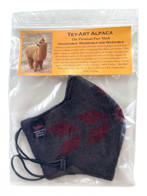 Monterey Alpaca Face Mask - Tey Art Inc.
